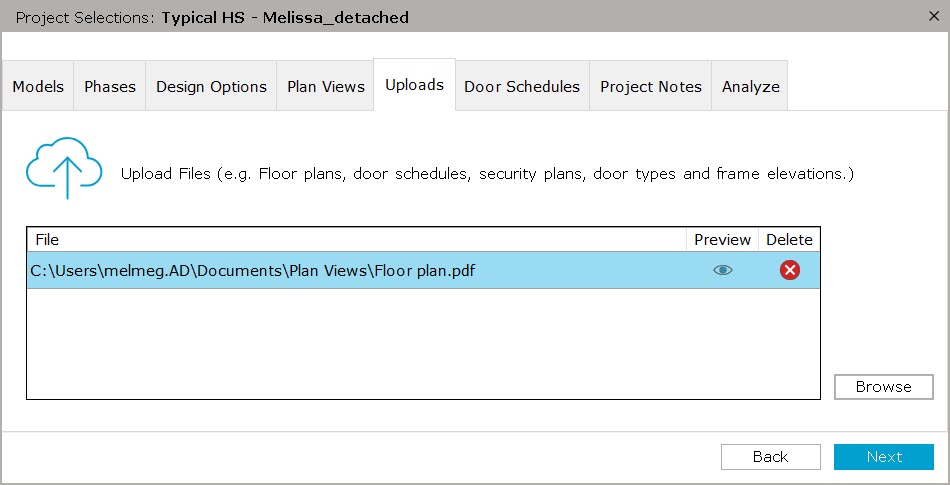 Analyze process with linked models | Openings Studio Knowledge Base